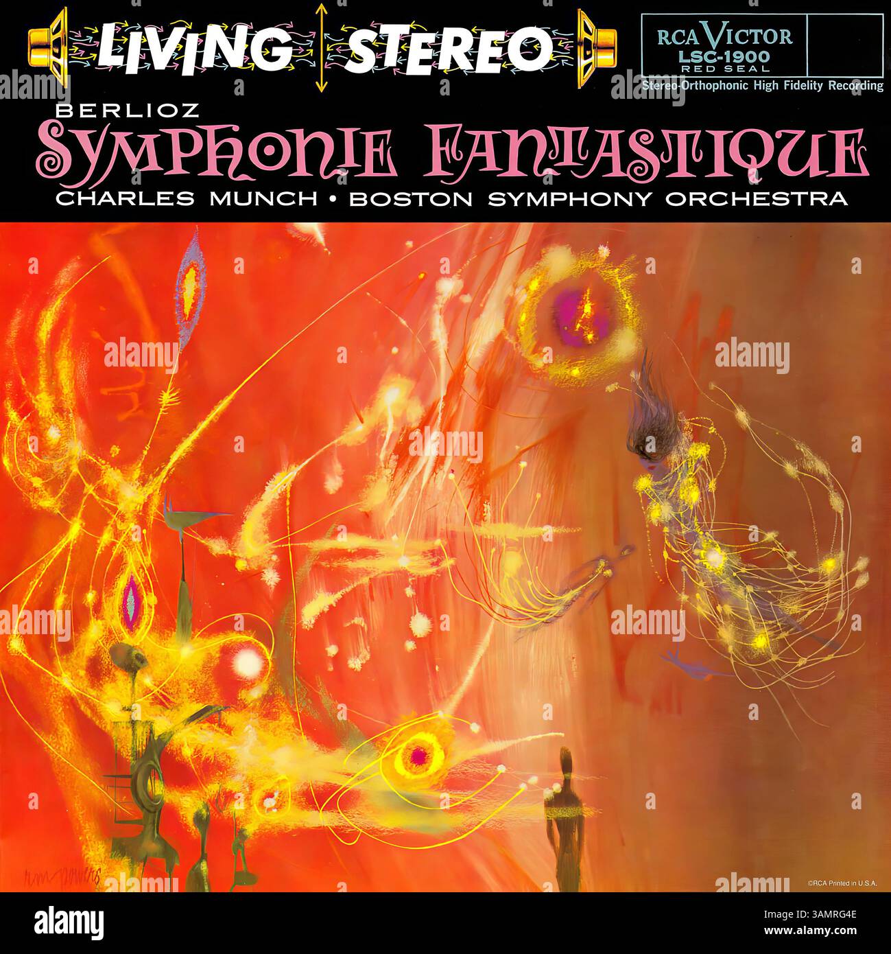 Hector Berlioz - Symphonie Fantastique 00003 - Vintage vinyl record cover Stock Photo - Alamy