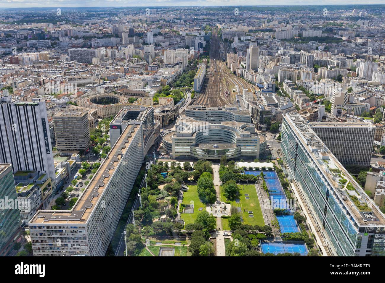 Panoramic landscape view railway trees hi-res stock photography and ...