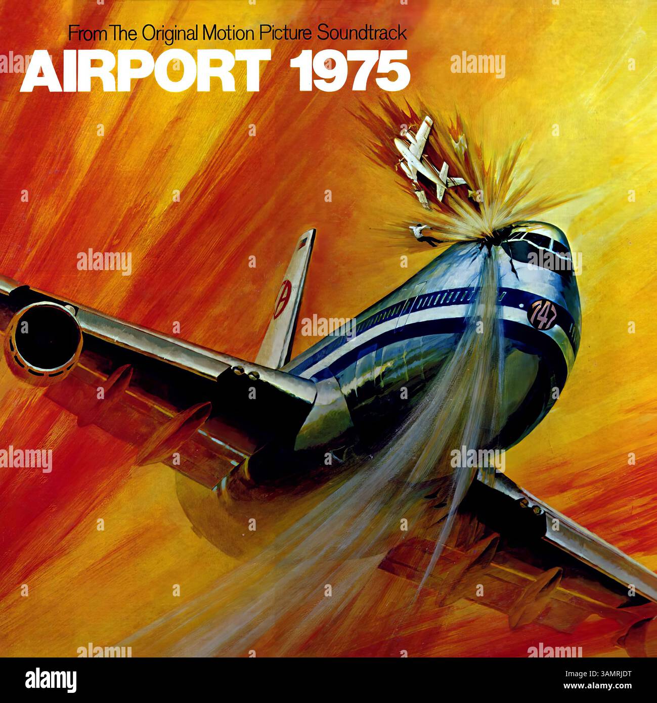 John Cacavas - Airport 1975 - Vintage vinyl record cover Stock Photo ...