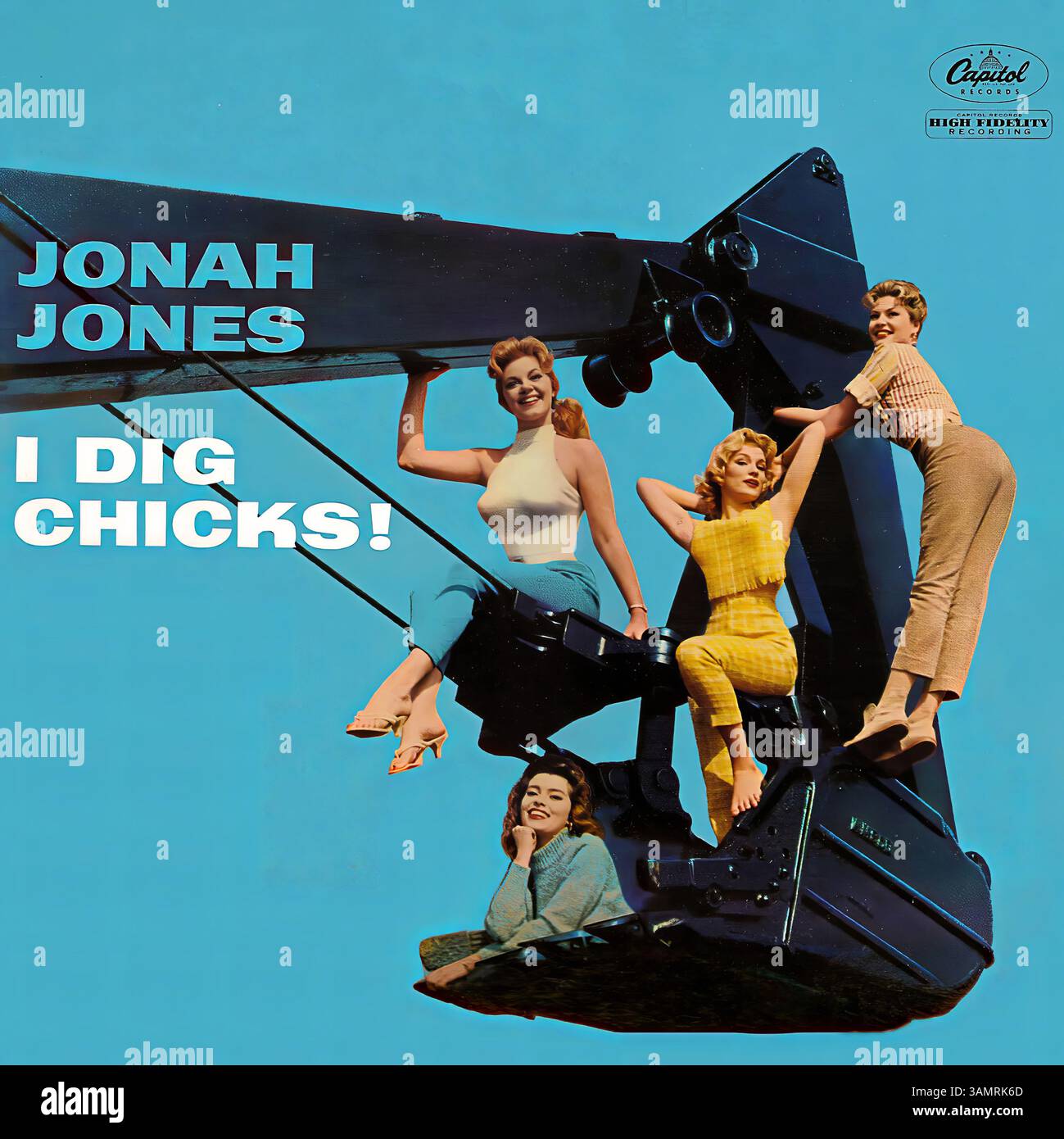Jonah Jones - I Dig Chicks - Vintage vinyl record cover Stock Photo - Alamy
