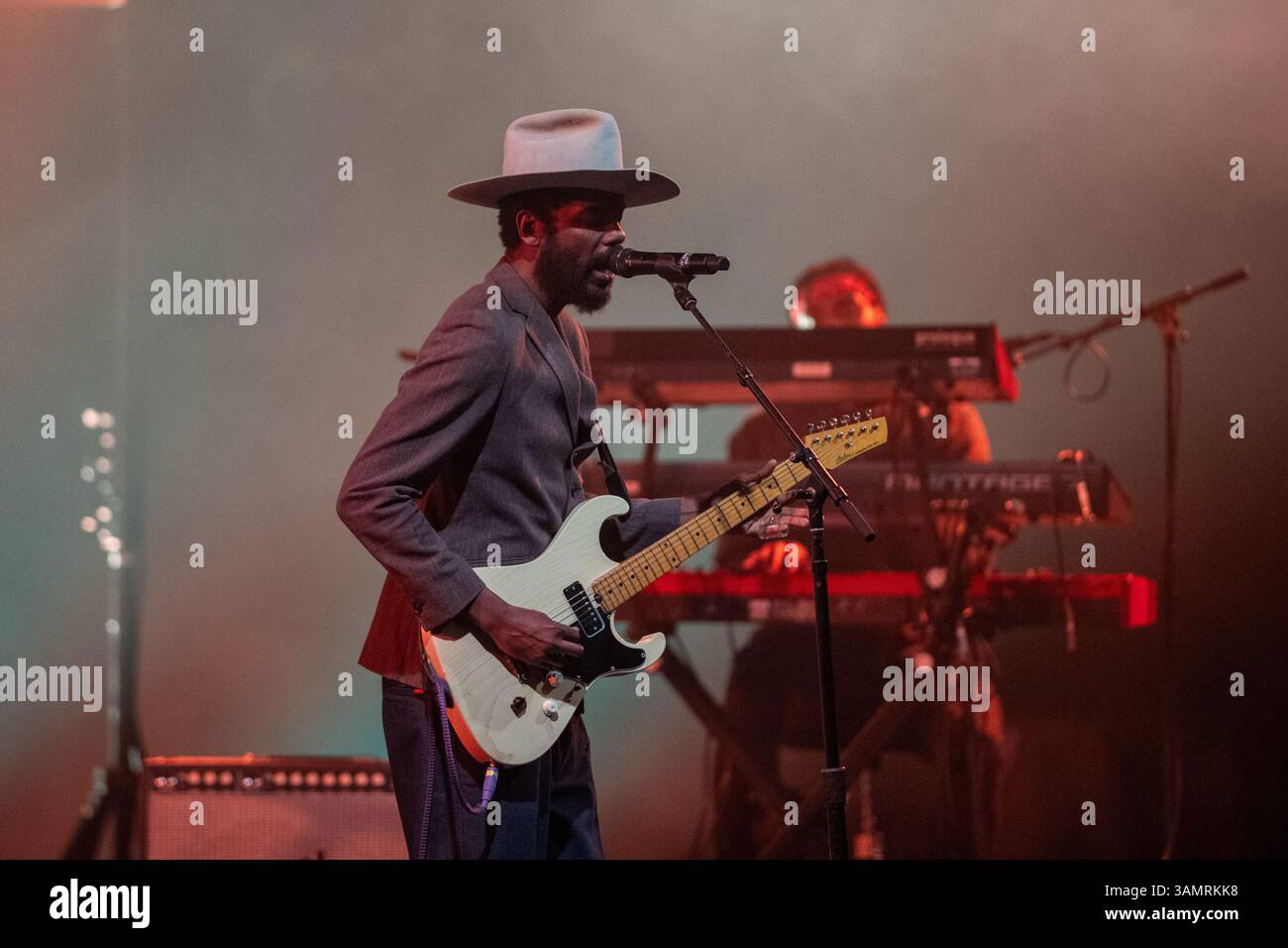 MELBOURNE, AUSTRALIA 14th Apr 2025. Pictured: Gary Clark Jr, an American guitarist and singer ...