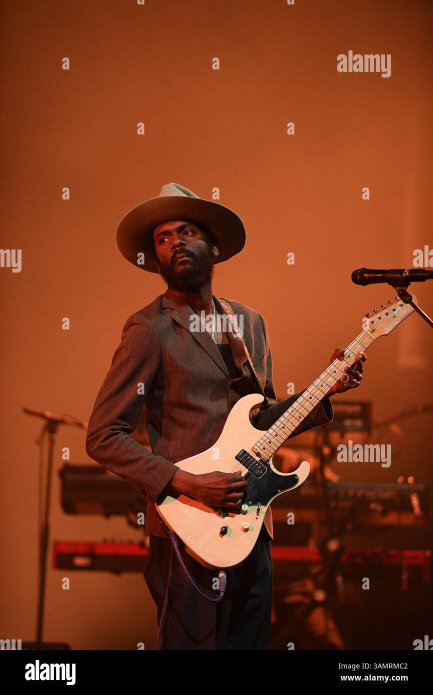 MELBOURNE, AUSTRALIA 14th Apr 2025. Pictured: Gary Clark Jr, an American guitarist and singer ...