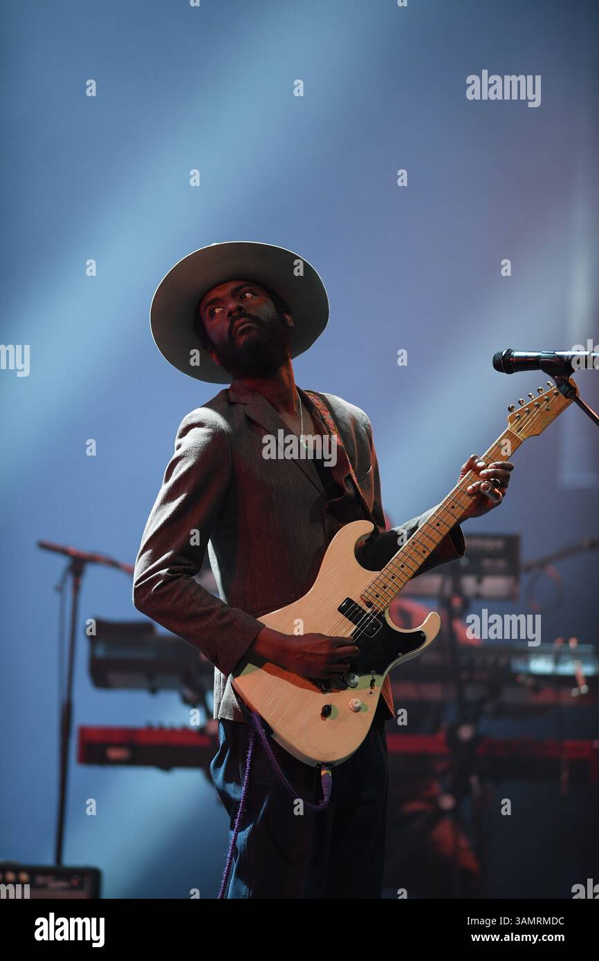 MELBOURNE, AUSTRALIA 14th Apr 2025. Pictured: Gary Clark Jr, an American guitarist and singer ...