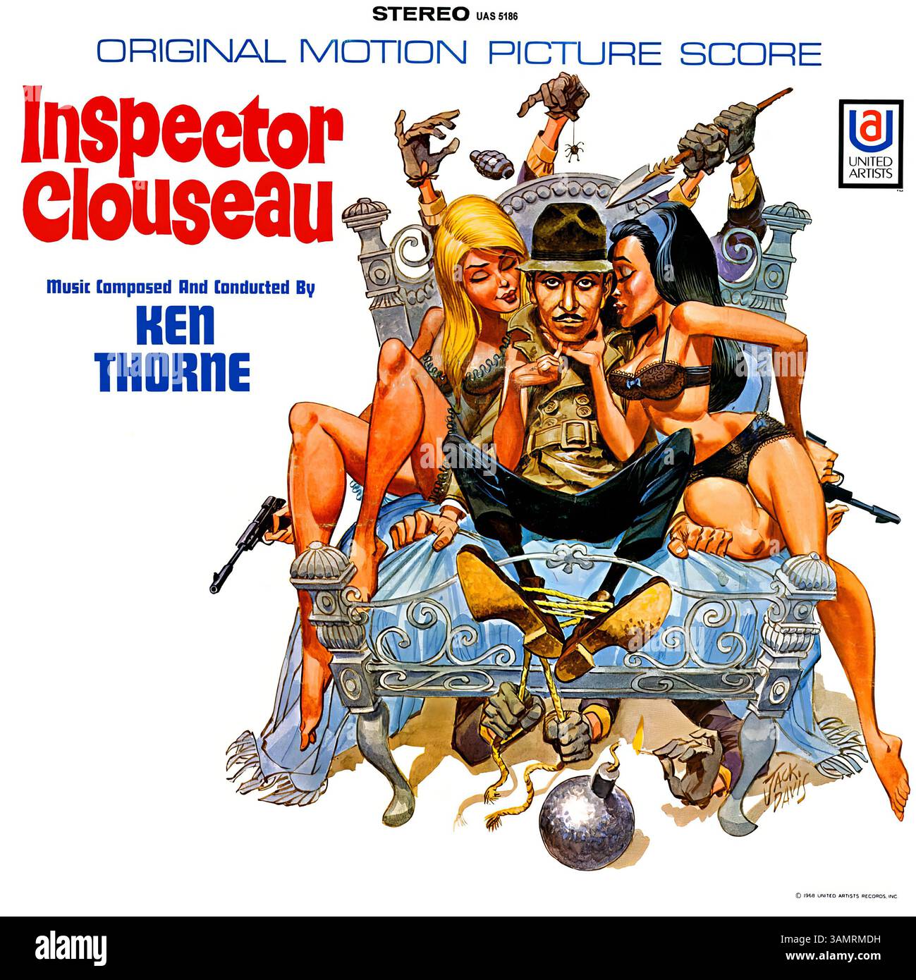Ken Thorne - Inspector Clouseau - Vintage vinyl record cover Stock ...