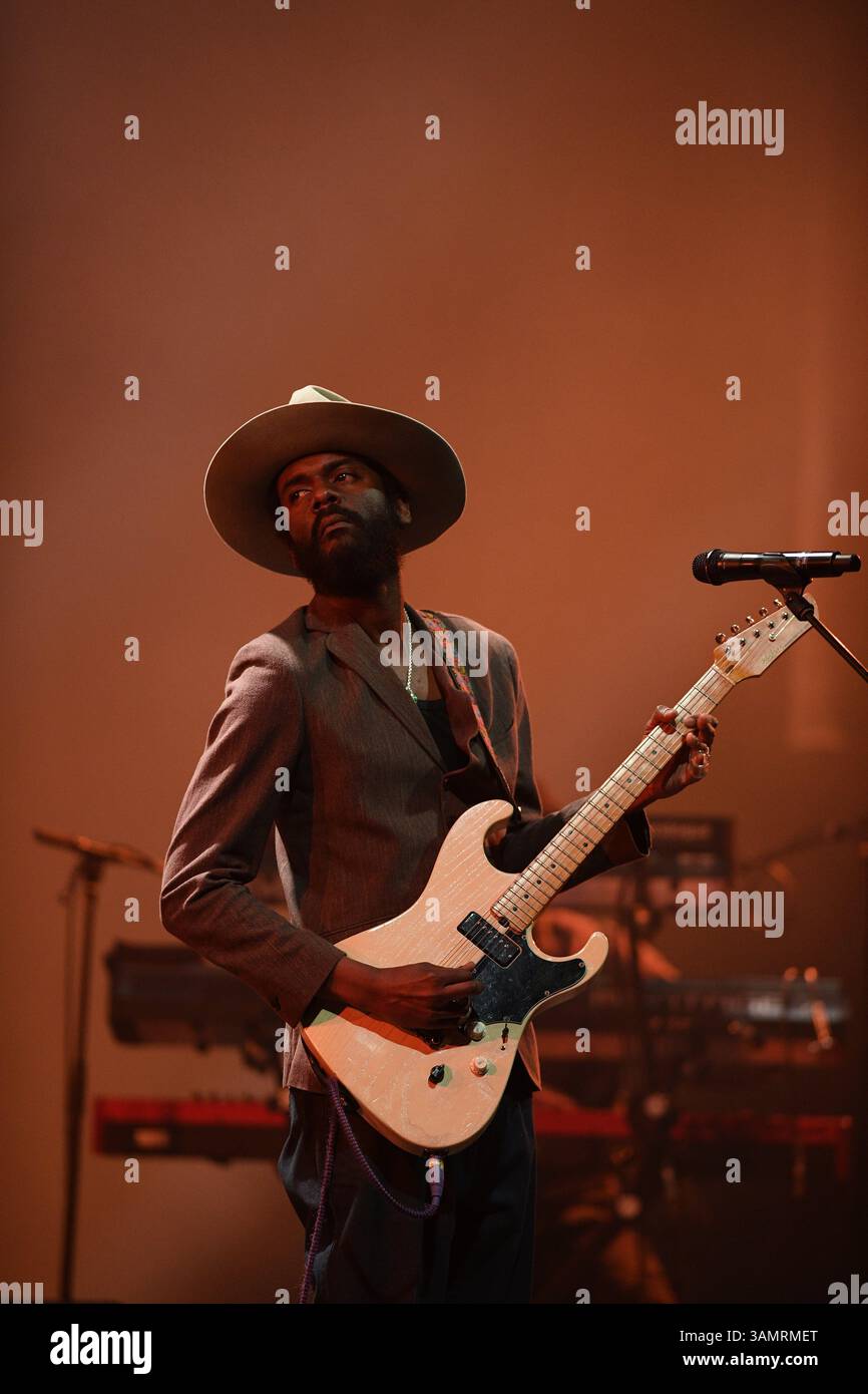 MELBOURNE, AUSTRALIA 14th Apr 2025. Pictured: Gary Clark Jr, an American guitarist and singer ...