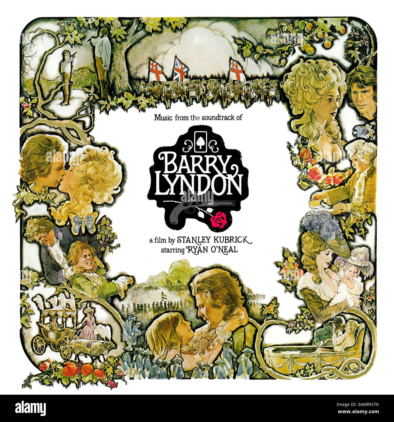 Leonard Rosenman - Barry Lyndon - Vintage vinyl record cover Stock ...