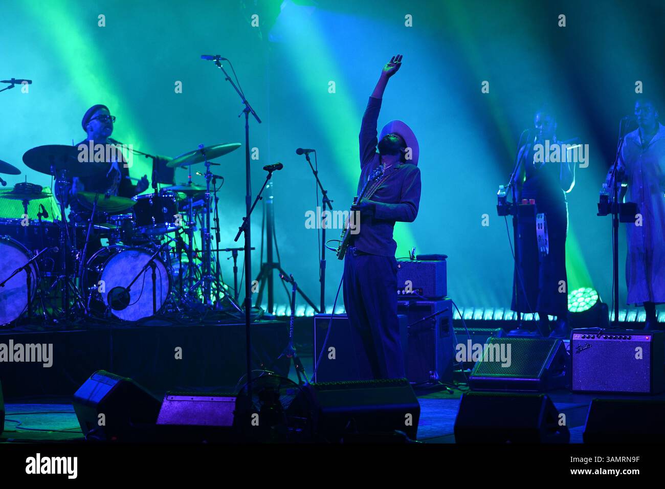 MELBOURNE, AUSTRALIA 14th Apr 2025. Pictured: Gary Clark Jr, an American guitarist and singer ...