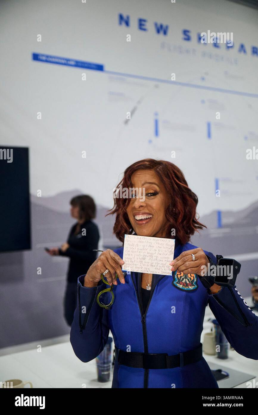 Handout photo dated on April 12, 2025 shows Gayle King, American ...