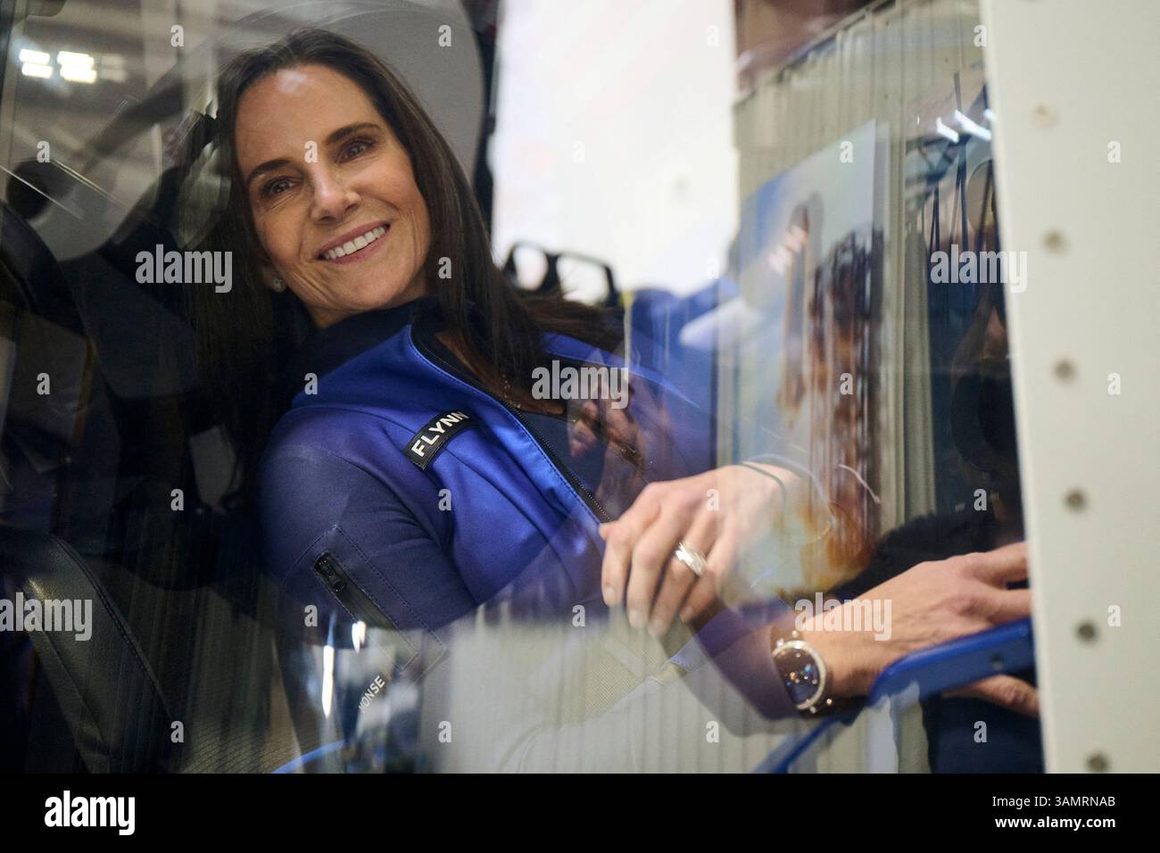 Handout photo dated on April 12, 2025, shows Kerianne Flynn, American ...