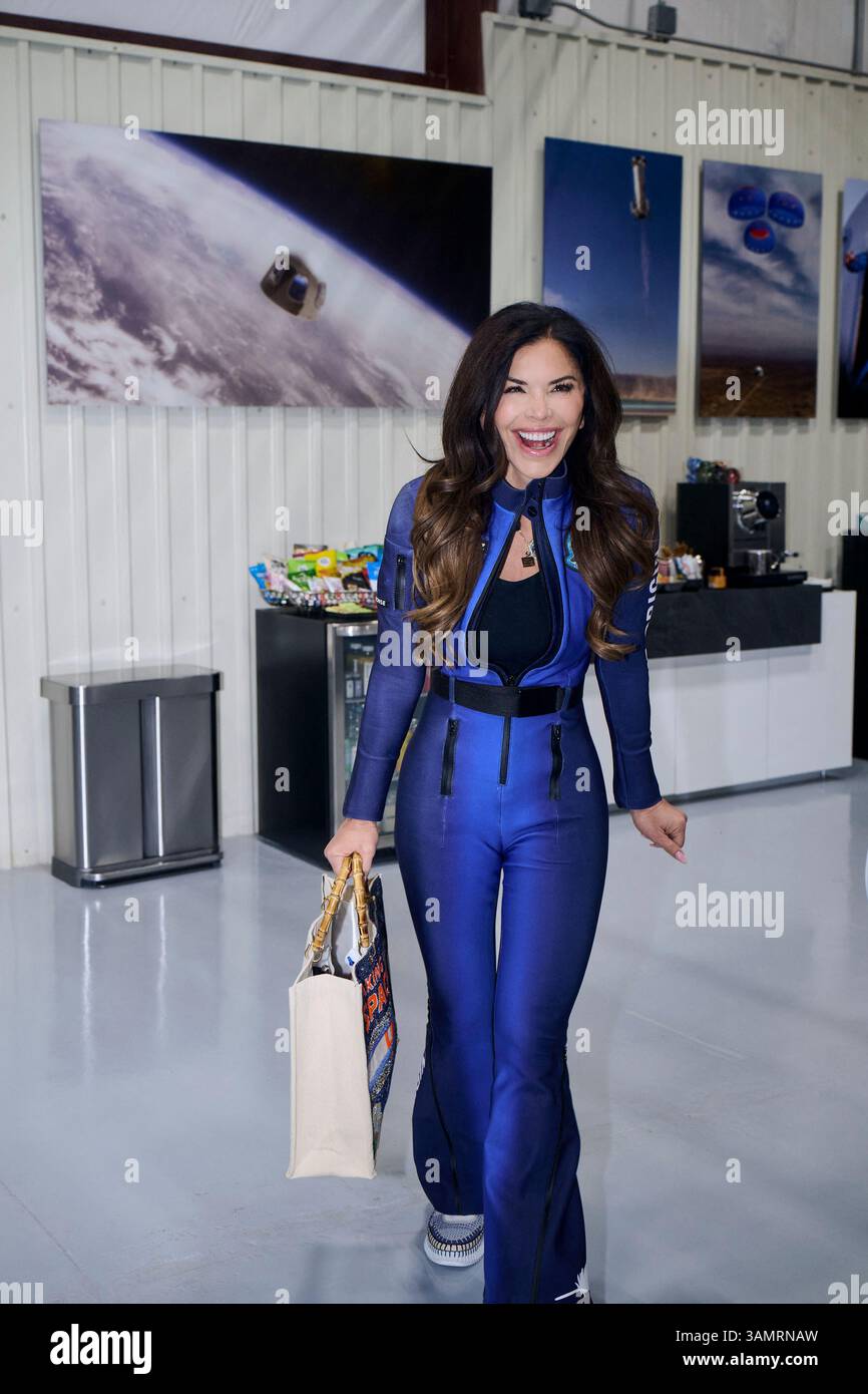 Handout photo dated on April 12, 2025 shows Lauren Sanchez, American ...
