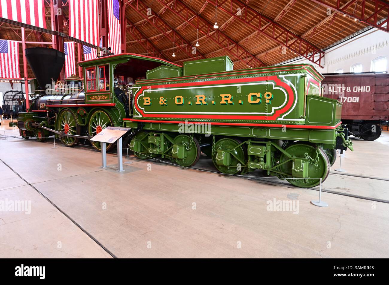 "William Mason" 1856 4-4-0 American steam locomotive Stock Photo - Alamy