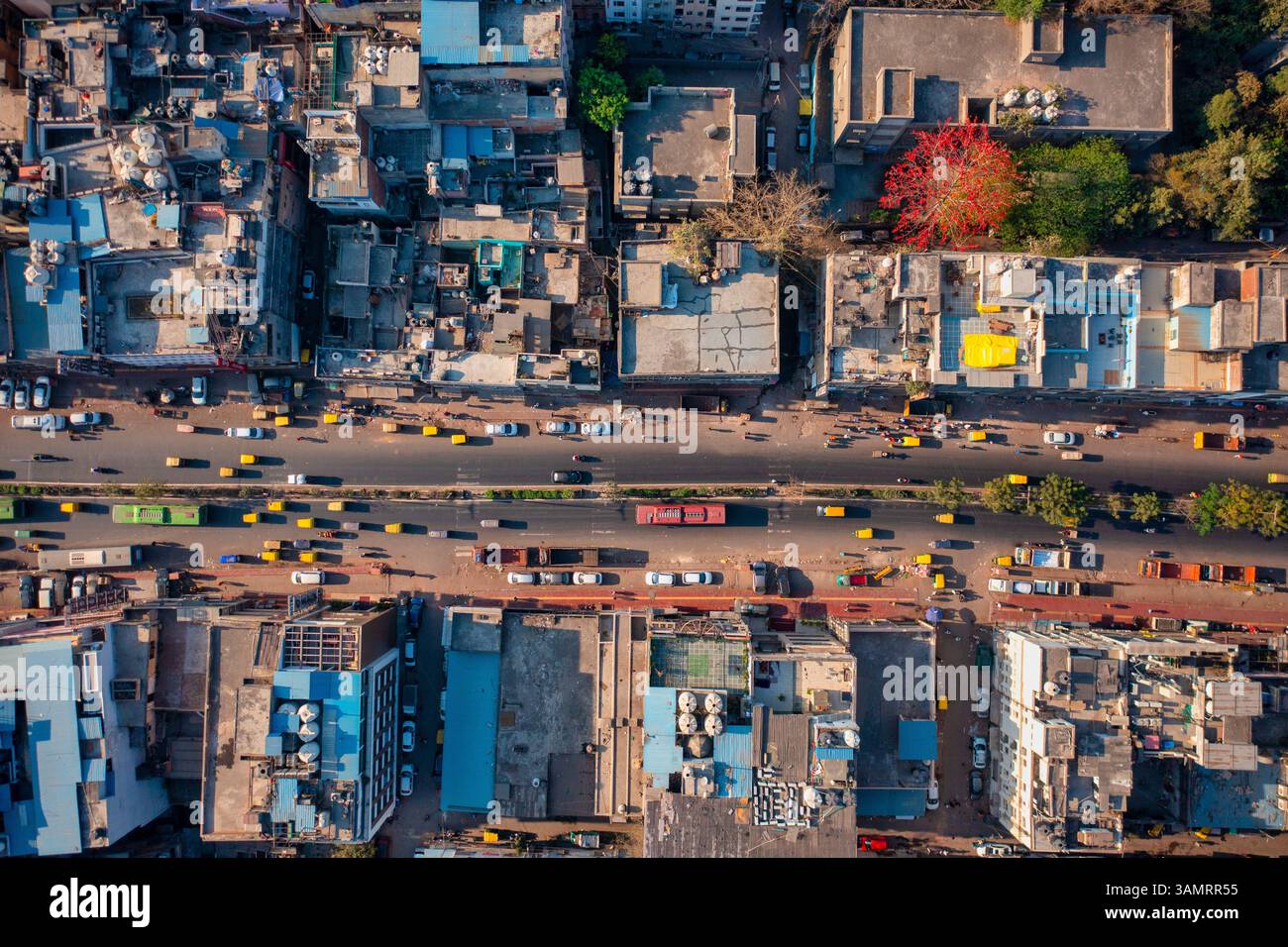 Aerial view of historical and tourist attractions capital city New ...