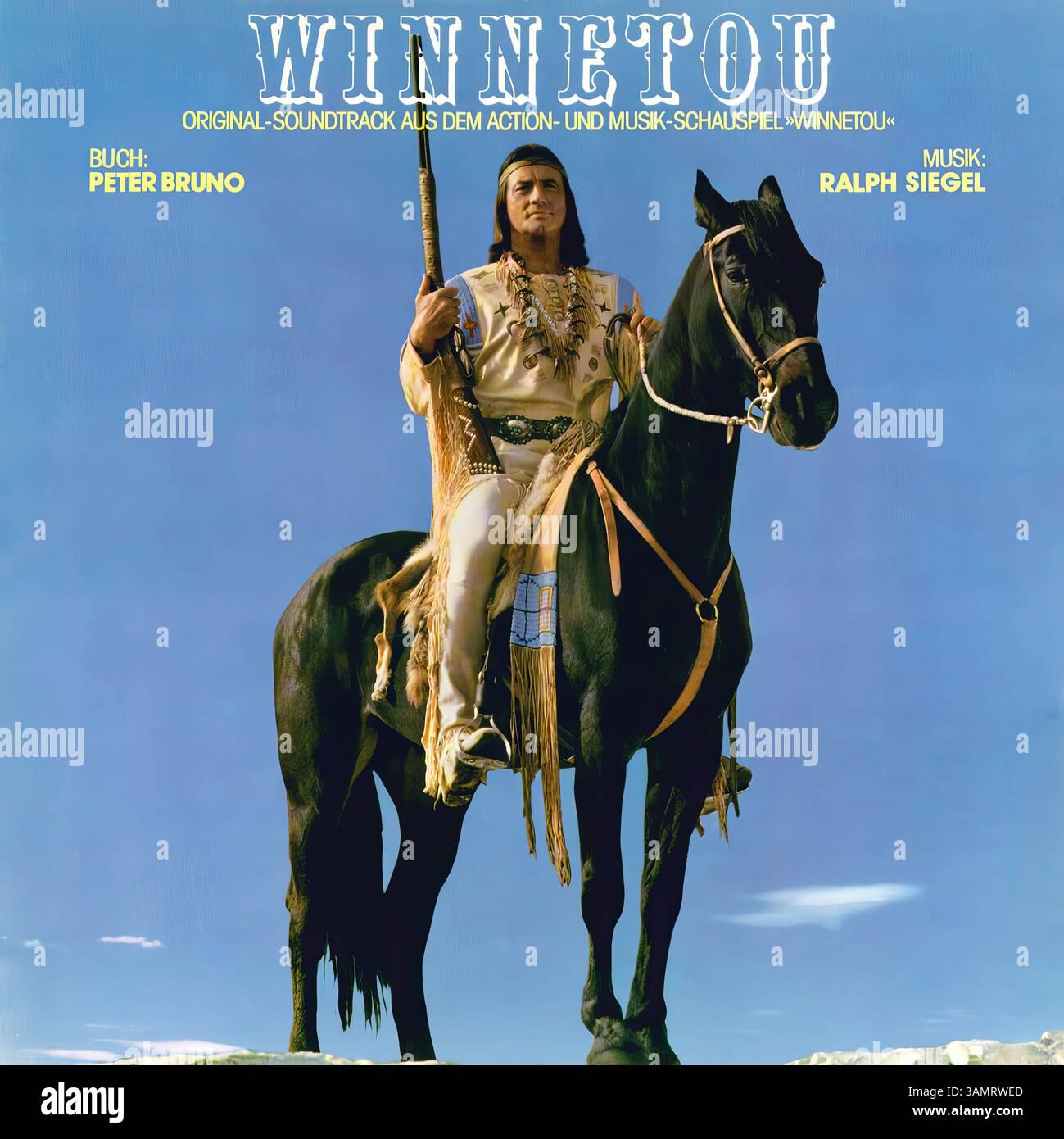 Ralph Siegel - Winnetou - Vintage vinyl record cover Stock Photo - Alamy