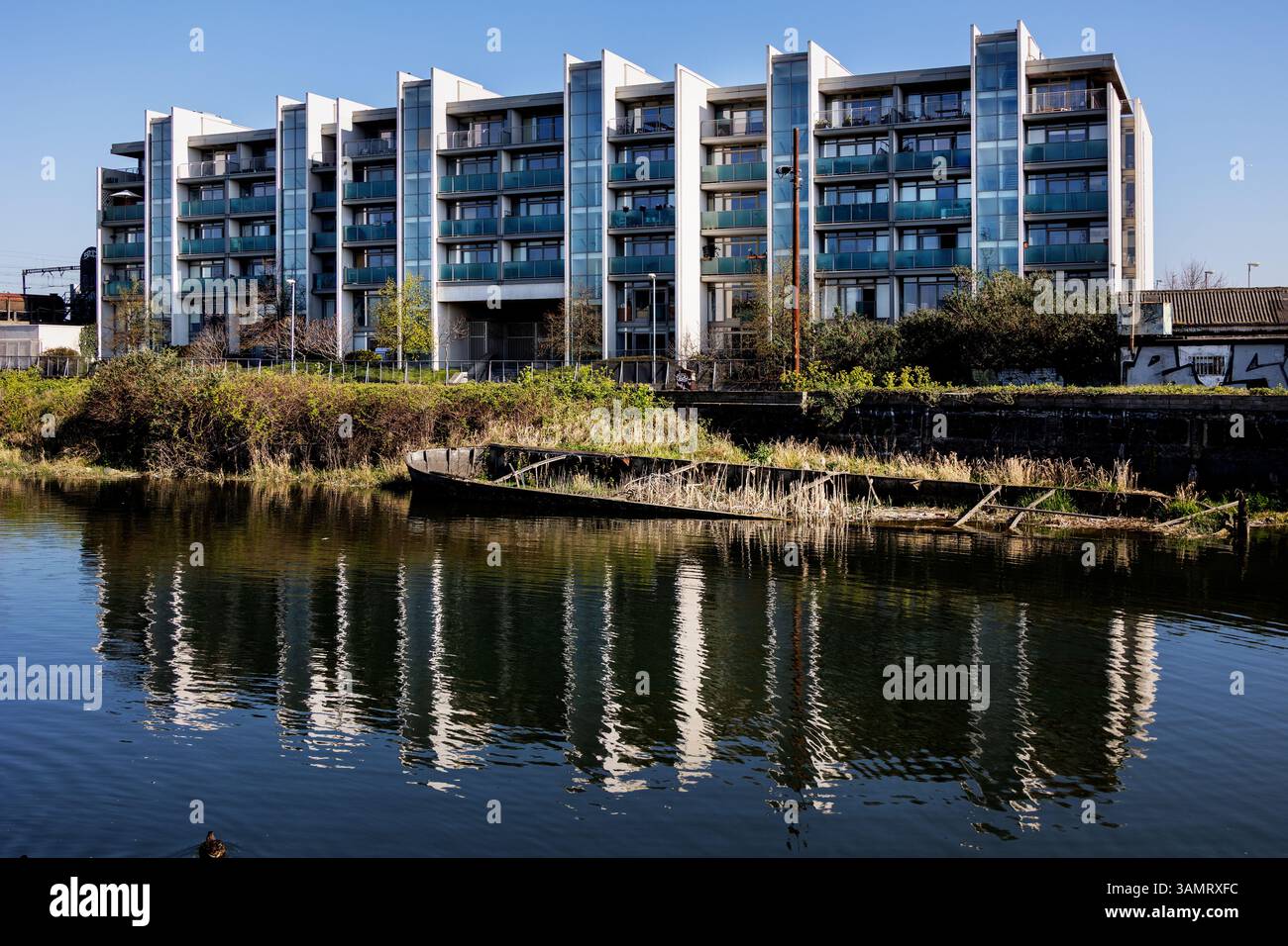Modern block of flats on Ossory Road, Dublin, 2025 Stock Photo - Alamy