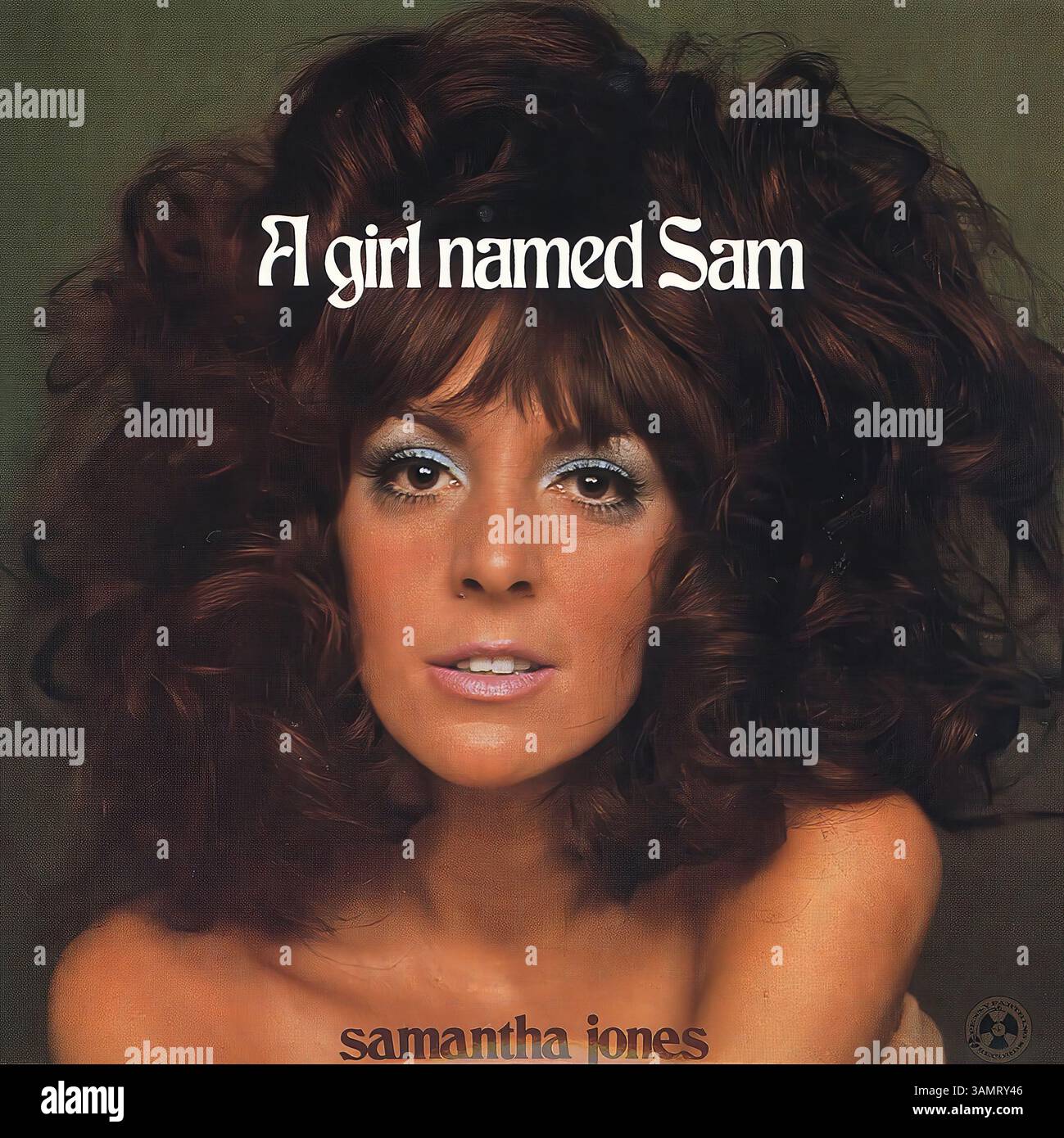 Samantha Jones - A Girl Named Sam - Vintage vinyl record cover Stock ...