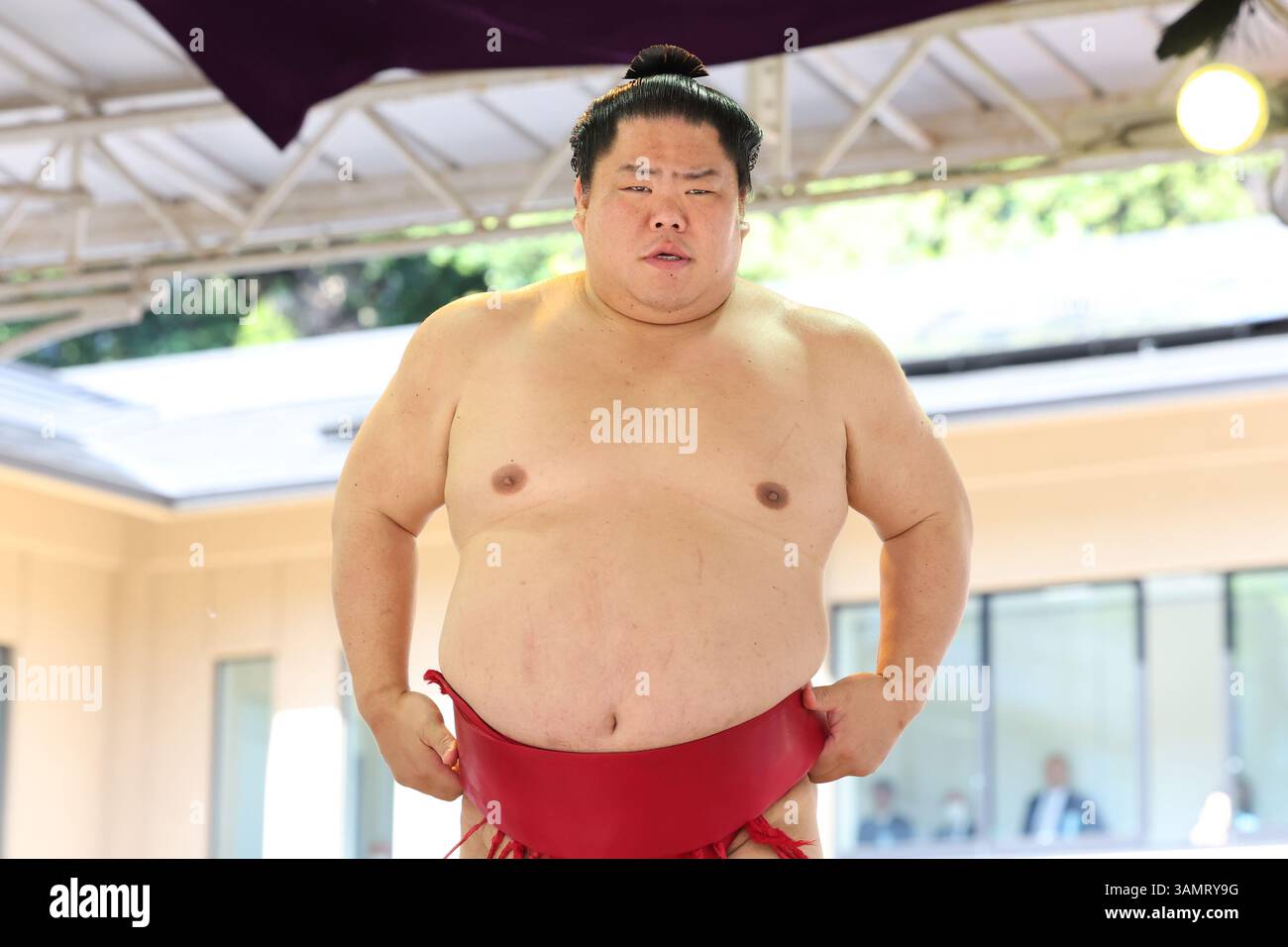 Tokyo Japan. 14th Apr, 2025. Daieisho, APRIL 14, 2025 - Sumo : Annual ...
