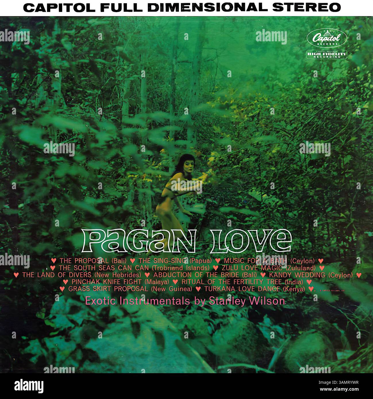 Stanley Wilson - Pagan Love - Vintage vinyl record cover Stock Photo ...