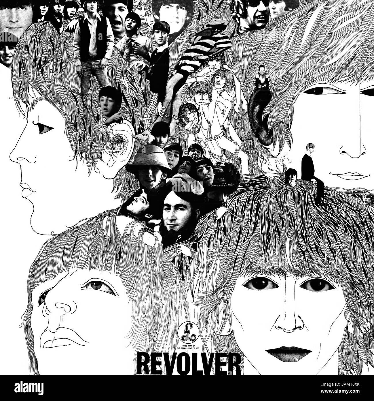 The Beatles - Revolver - Vintage vinyl record cover Stock Photo - Alamy