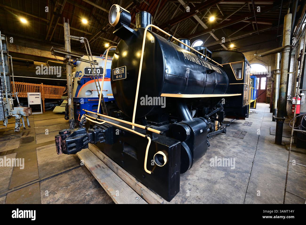 Pepco No.43 steam locomotive Stock Photo - Alamy