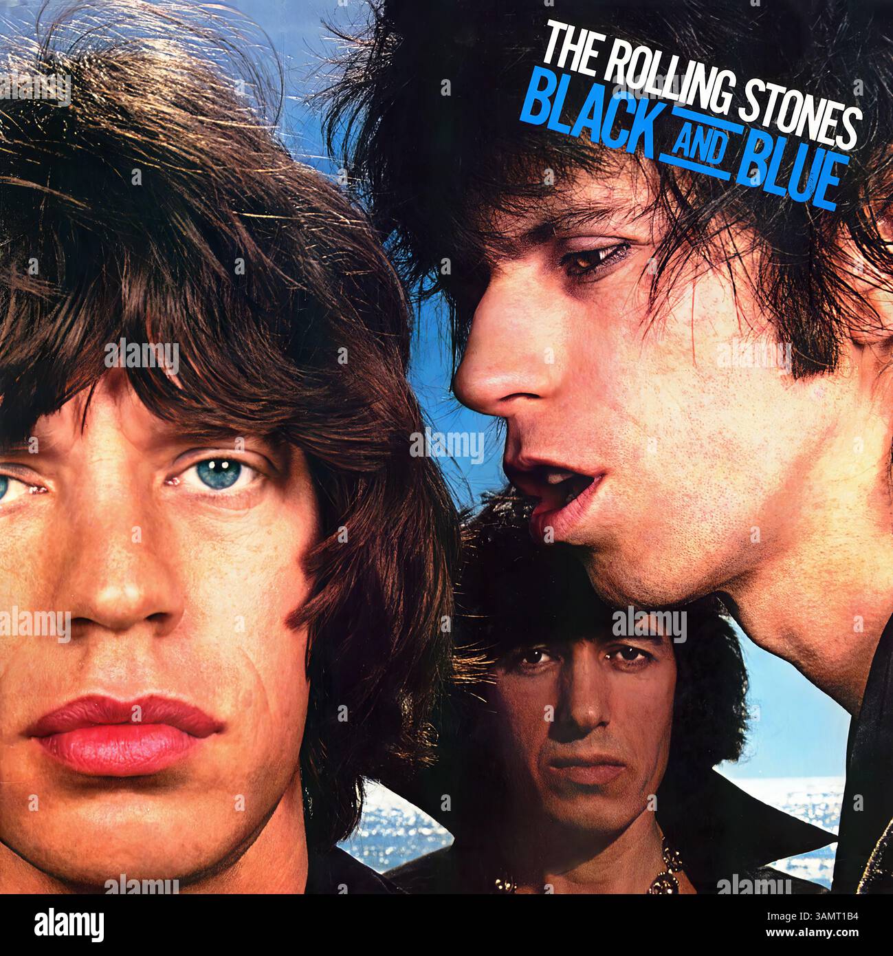 The Rolling Stones-Black and Blue - Vintage vinyl record cover Stock Photo - Alamy