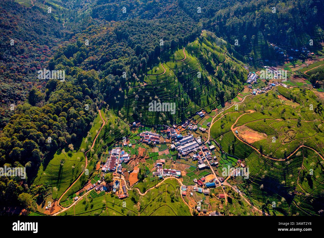 Aerial view on nuwara hi-res stock photography and images - Alamy