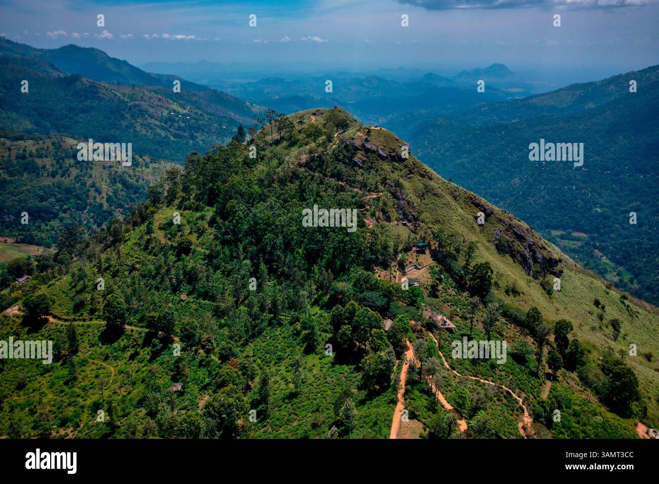 Aerial view of Little Adam's Peak, Badulla, Sri Lanka Stock Photo - Alamy