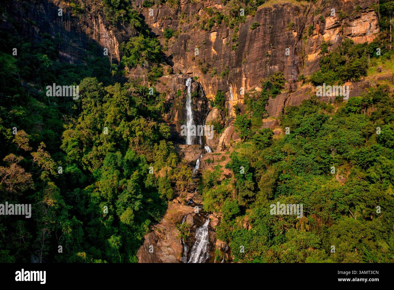 Aerial view of Rawana Falls, Badulla, Sri Lanka Stock Photo - Alamy
