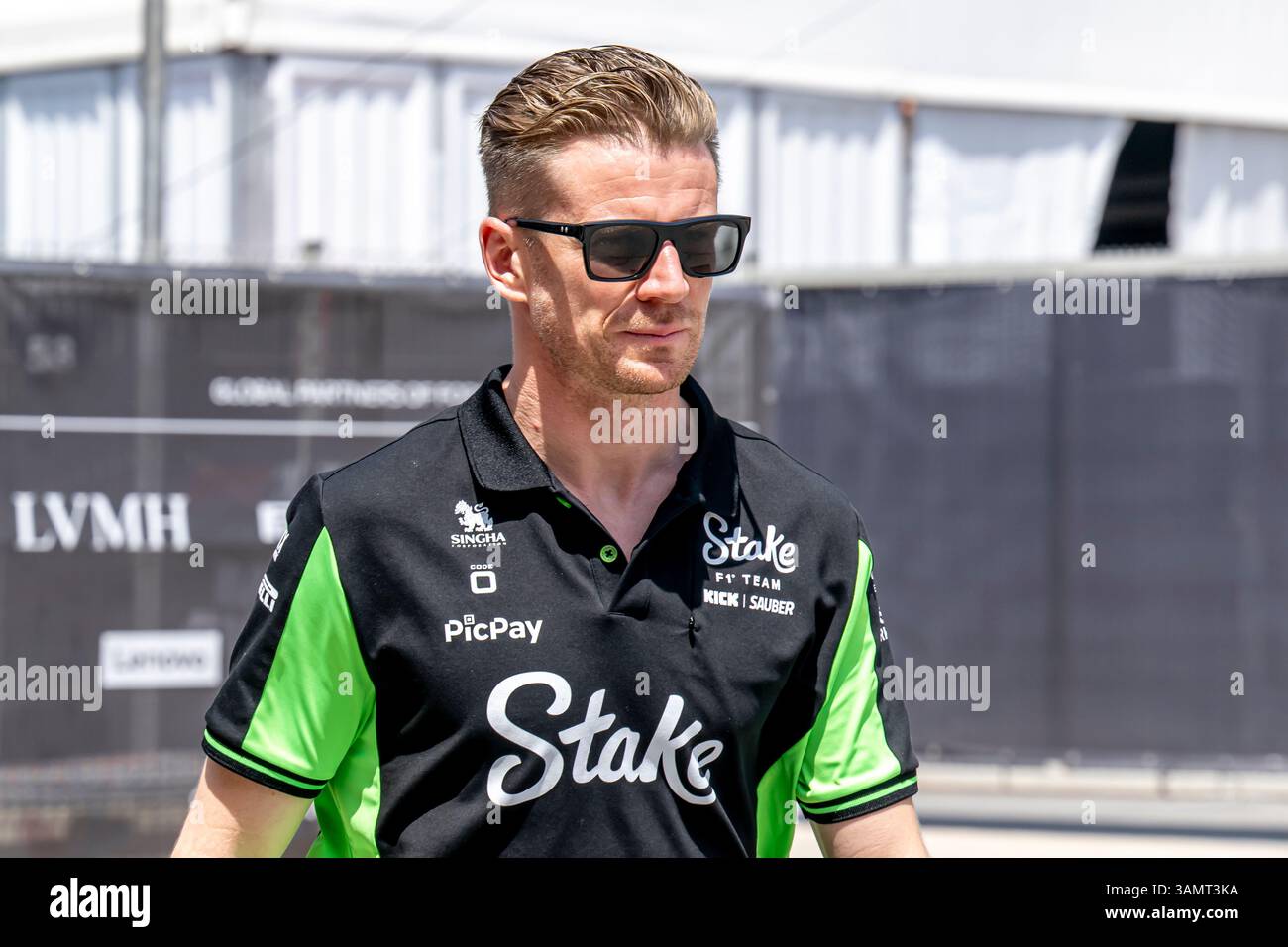 Sakhir, Bahrain, 12 Apr 2025, Nico Hulkenberg, from Germany competes ...