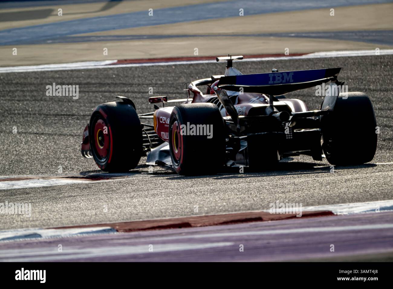 Sakhir, Bahrain, 12 Apr 2025, Charles Leclerc, from Monaco competes for ...