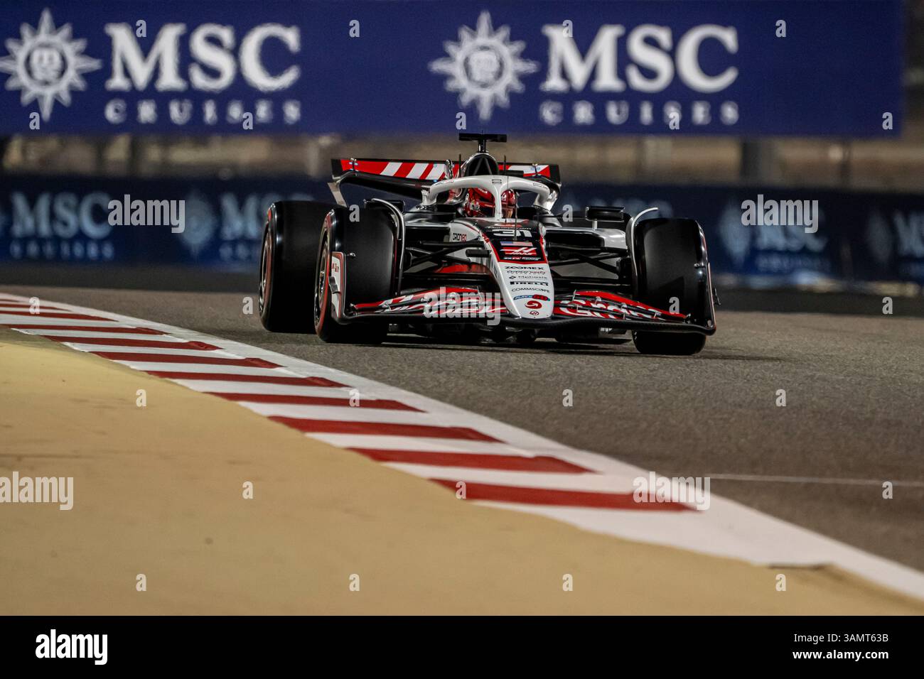 Sakhir, Bahrain, 12 Apr 2025, Esteban Ocon, from France competes for ...