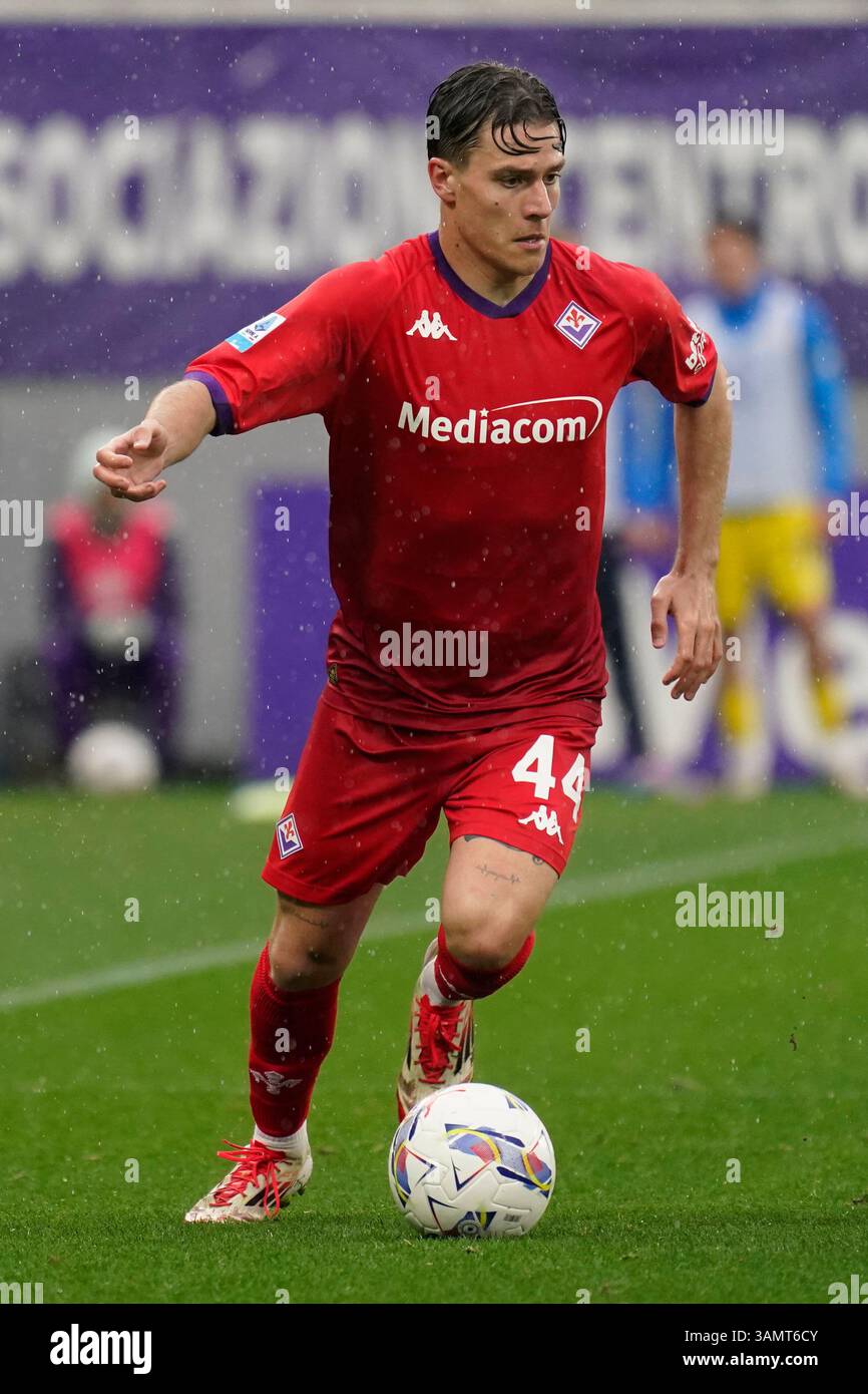Fiorentina’s Nicolo Fagioli in action during the Serie A soccer match ...