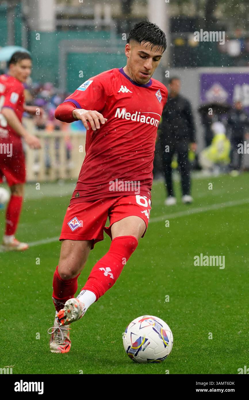 Fiorentina’s Fabiano Parisi in action during the Serie A soccer match ...