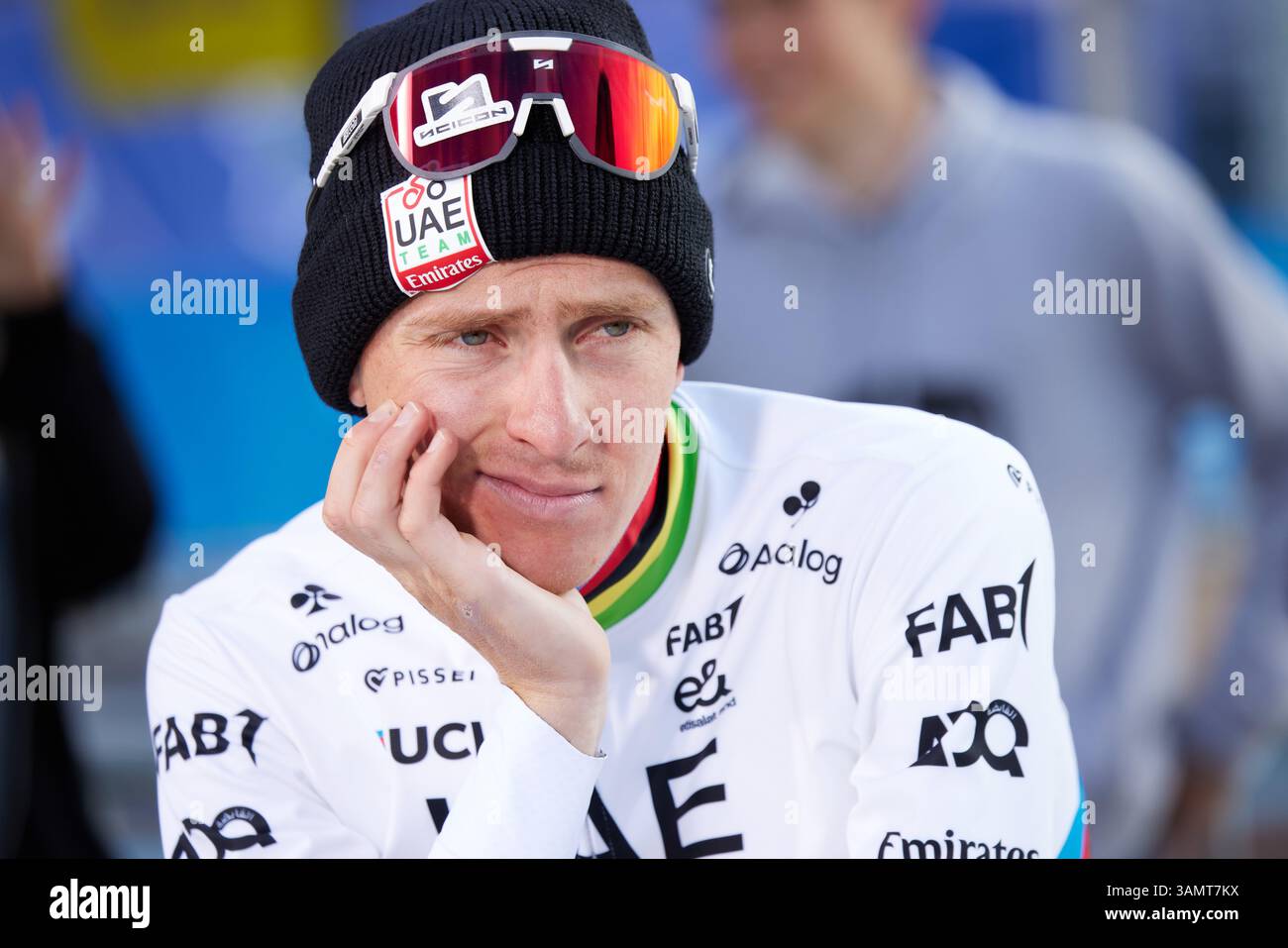 Paris Roubaix 2025 This Picture Tadej Pogacar 1. Mathieu van der Poel ADC (NED) 2. Tadej Pogacar ...