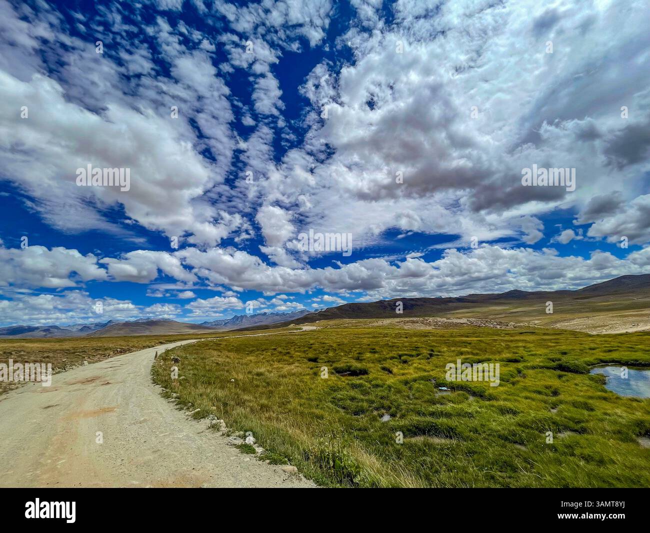 Deosai Plains: Striking cloud patterns dancing across vast green plains ...