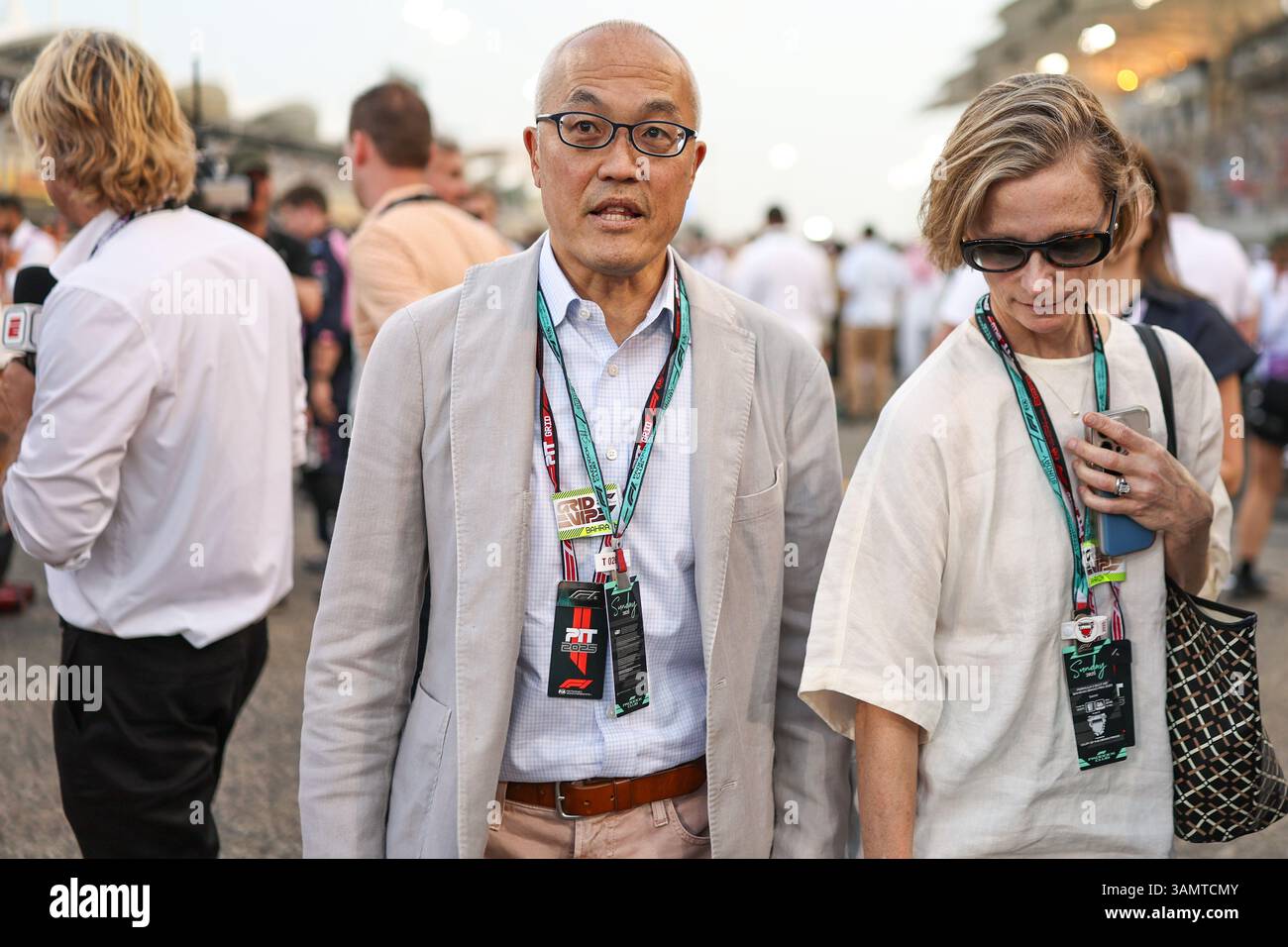 SAKHIR, BAHRAIN - APRIL 13: Derek Chang, President of Liberty Media and ...