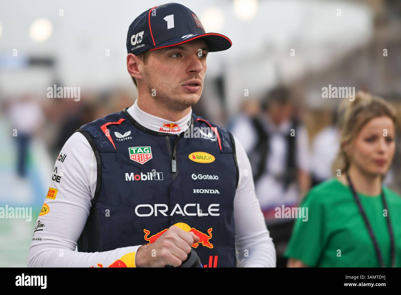 SAKHIR, BAHRAIN - APRIL 13: Max Verstappen of the Netherlands and ...