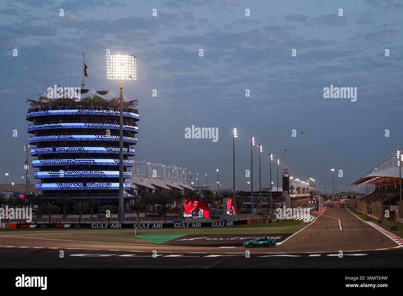 SAKHIR, BAHRAIN - APRIL 13: A general view of the tack before Race of ...