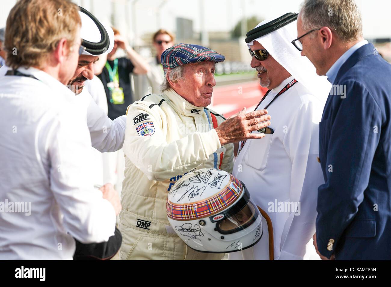 SAKHIR, BAHRAIN - APRIL 13: Crown Prince Salman bin Hamad Al Khalifa ...