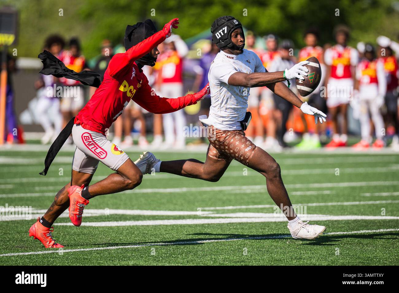 24K's Demetrice McCray runs the football during OT7 Week 5 Sunday ...