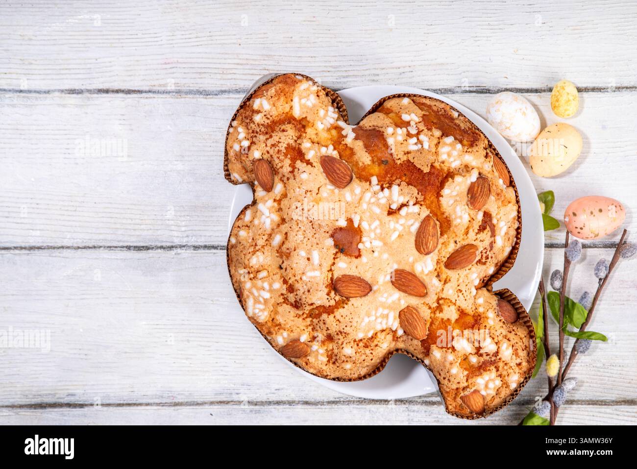 Italian Easter Colomba Cake, Colomba di Pasqua, sweet sugared dove ...