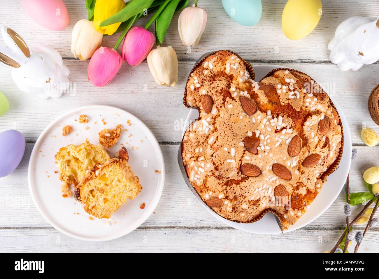 Italian Easter Colomba Cake, Colomba di Pasqua, sweet sugared dove ...