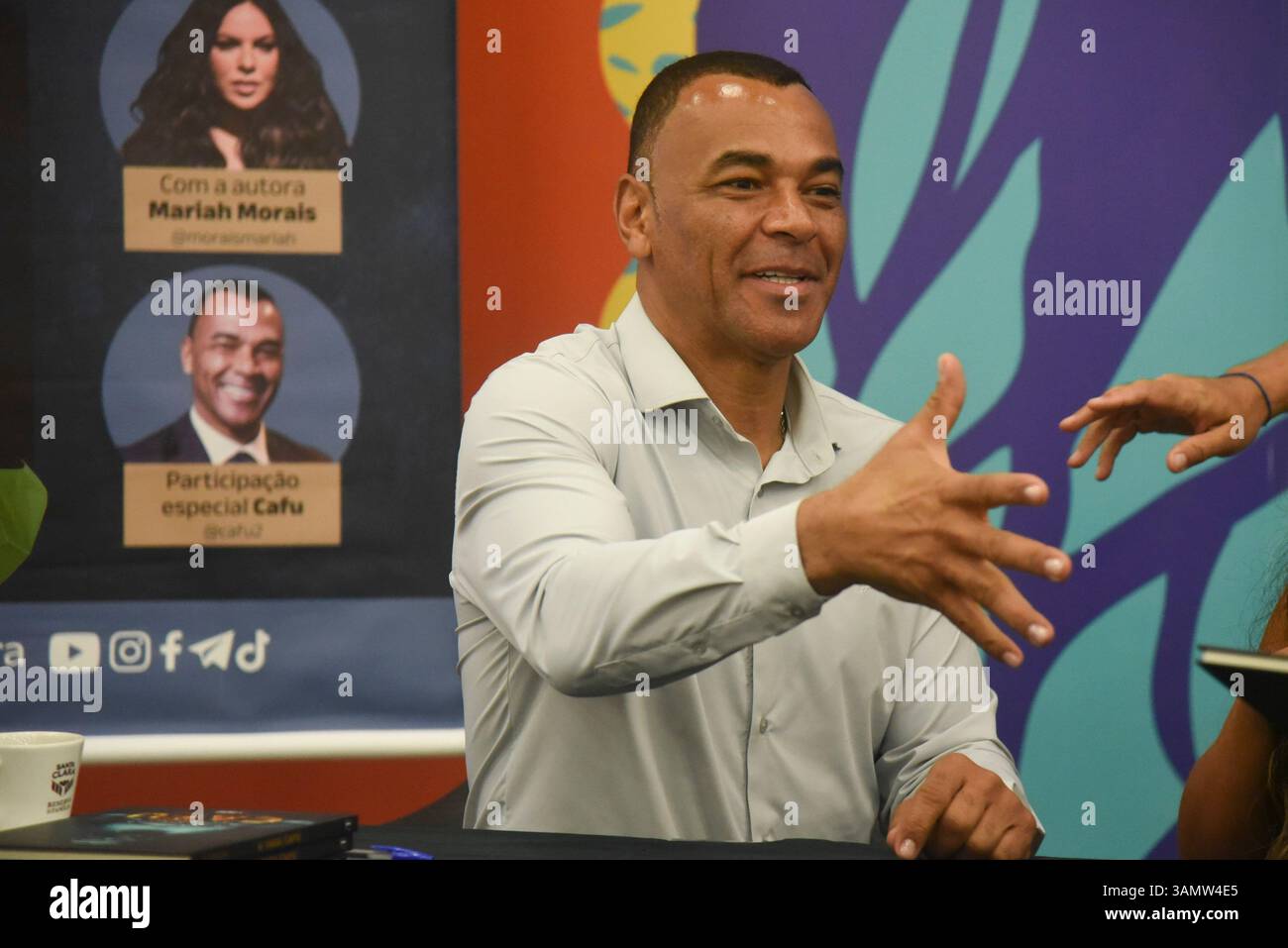 Marcos Evangelista de Morais, better known as Cafu, participated in the ...