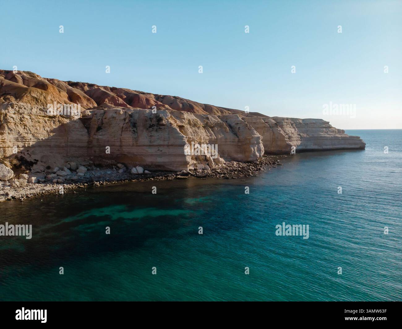 Aerial view of the cliffs at Blanche Point, South Australia Stock Photo ...