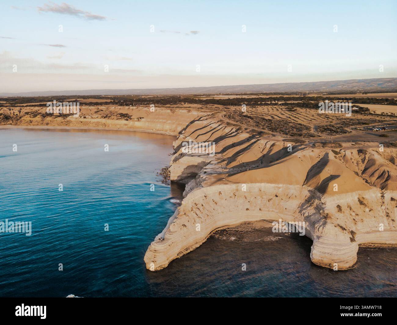 Aerial view of Blanche Point, South Australia region, Australia Stock ...