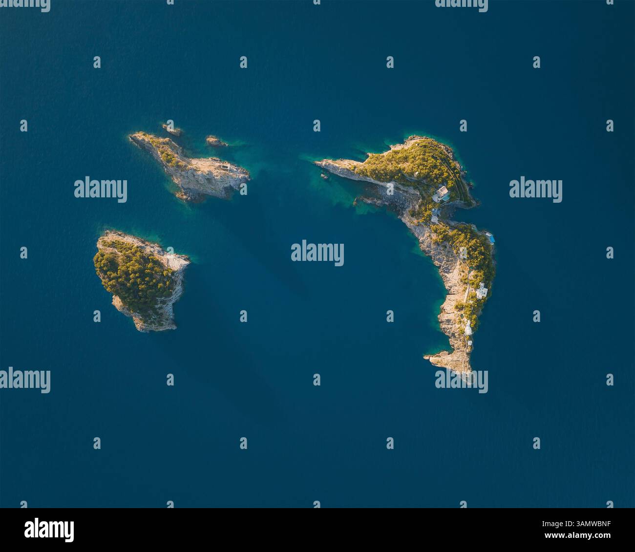 Aerial view li galli hi-res stock photography and images - Alamy