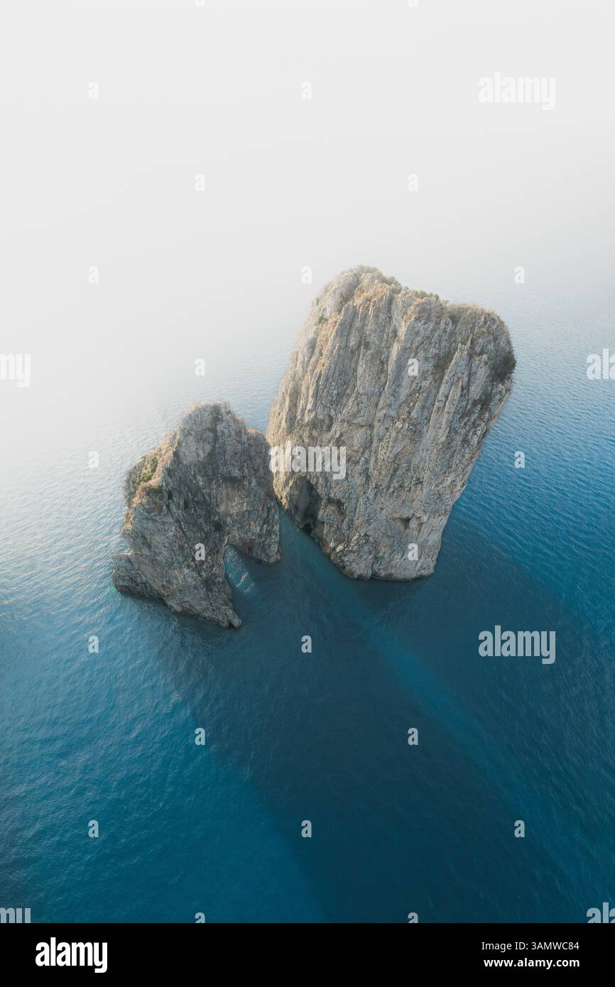 Aerial view capris rugged coastline hi-res stock photography and images ...