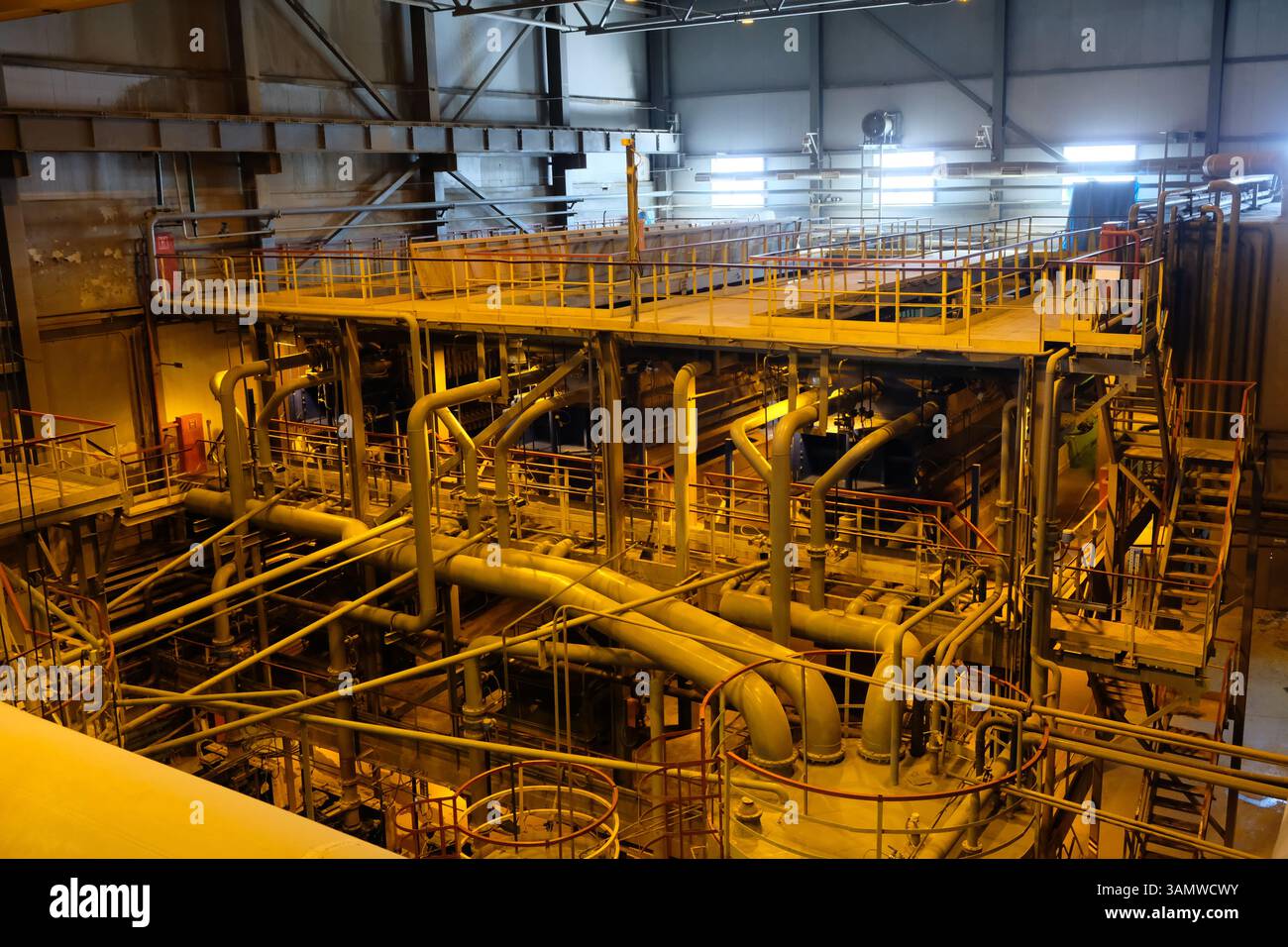 Pipes, filters and ore processing system at a metallurgical plant Stock Photo - Alamy