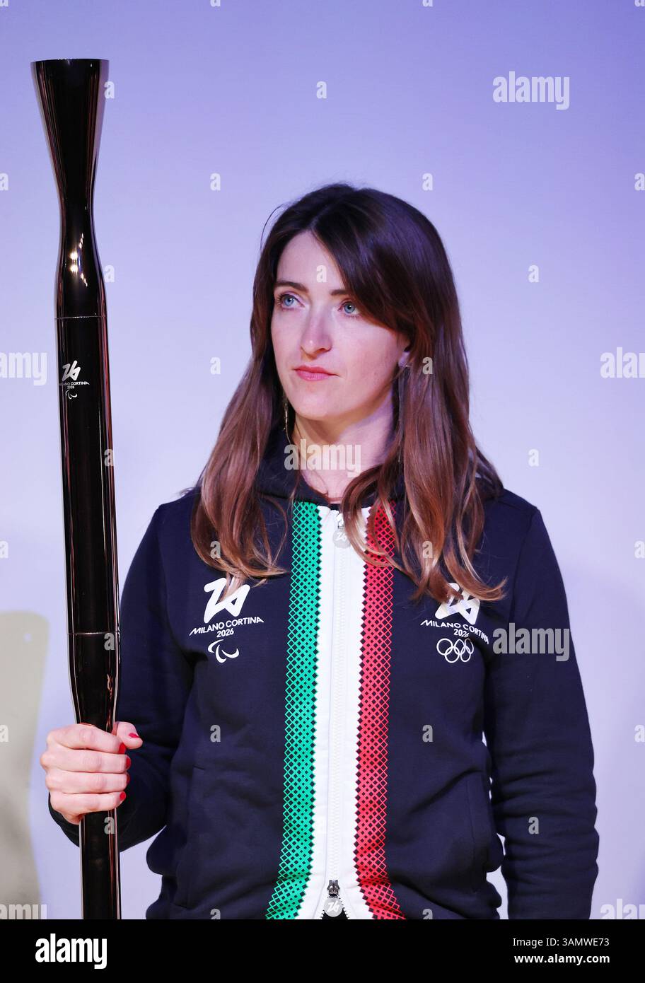 Osaka, Japan. 14th Apr, 2025. Italian paralympic athlete Martina ...