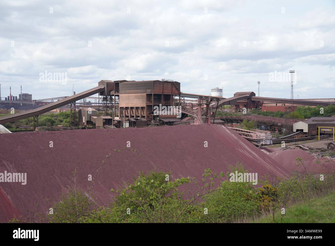 A general view of the British Steel site in Scunthorpe, Lincolnshire ...