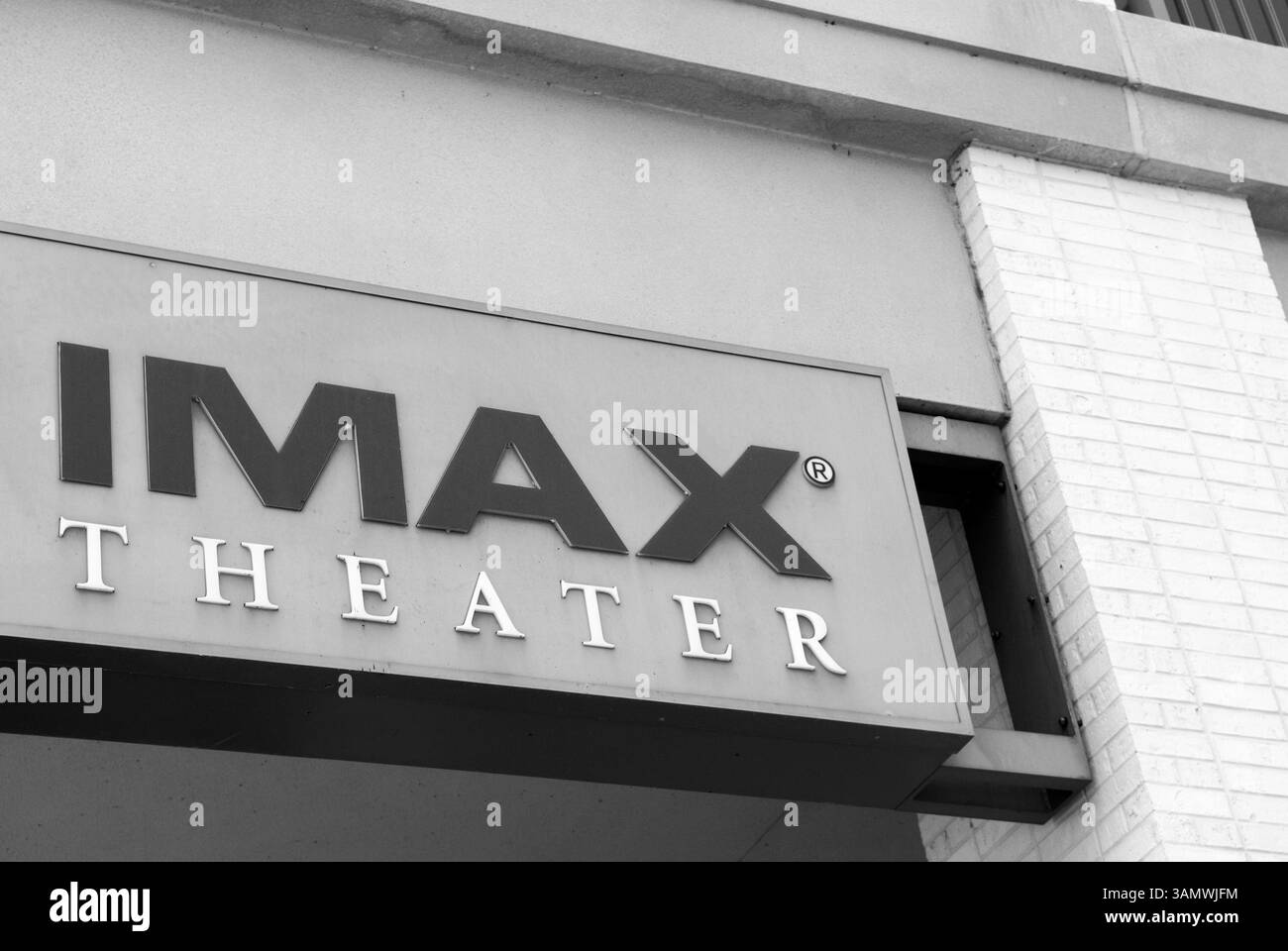 World Golf Hall of Fame IMAX Theater sign, St. Augustine, Florida, USA ...